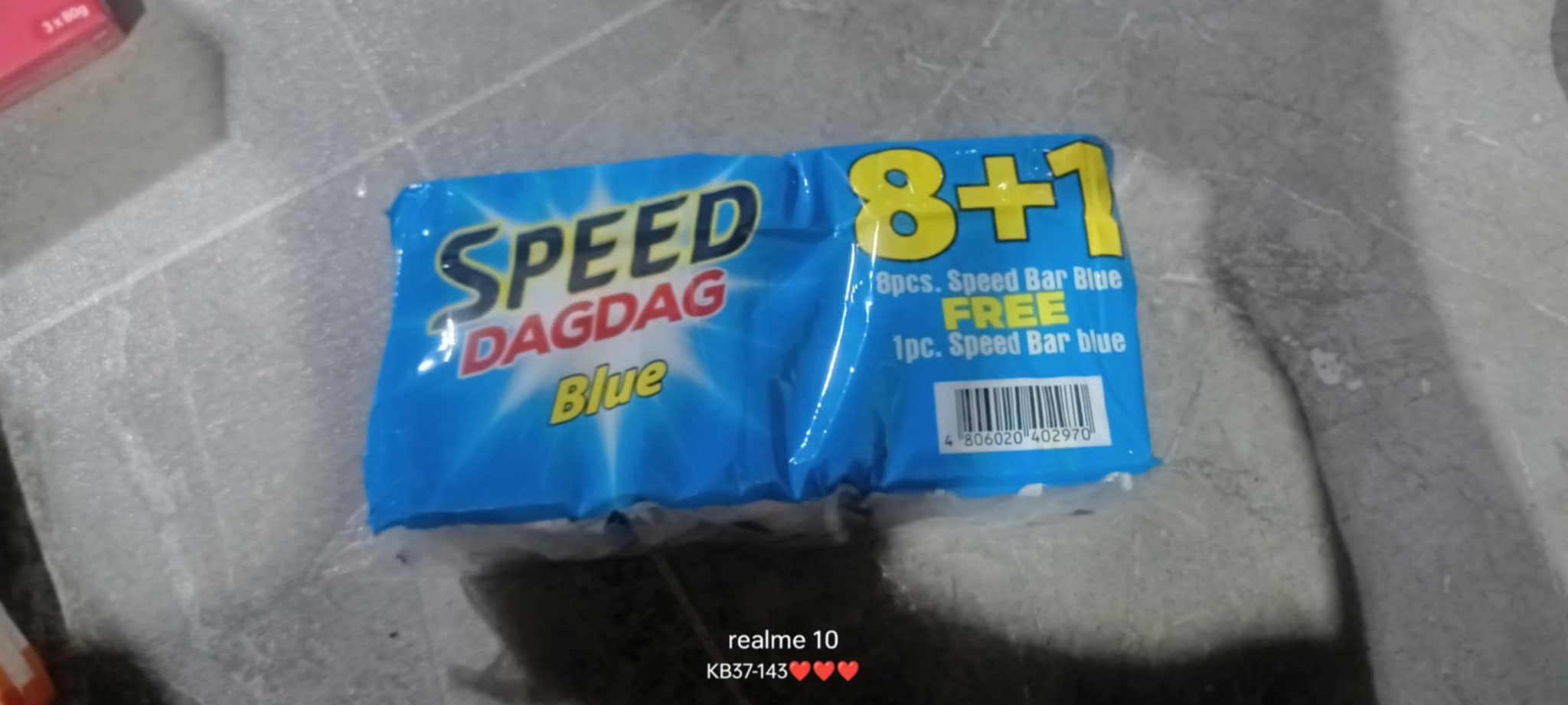 Speed Detergent Bar Blue
