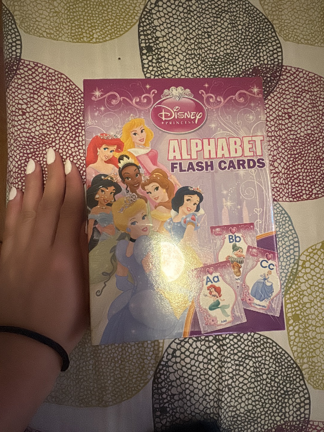 Disney Princess Alphabet Flash Cards