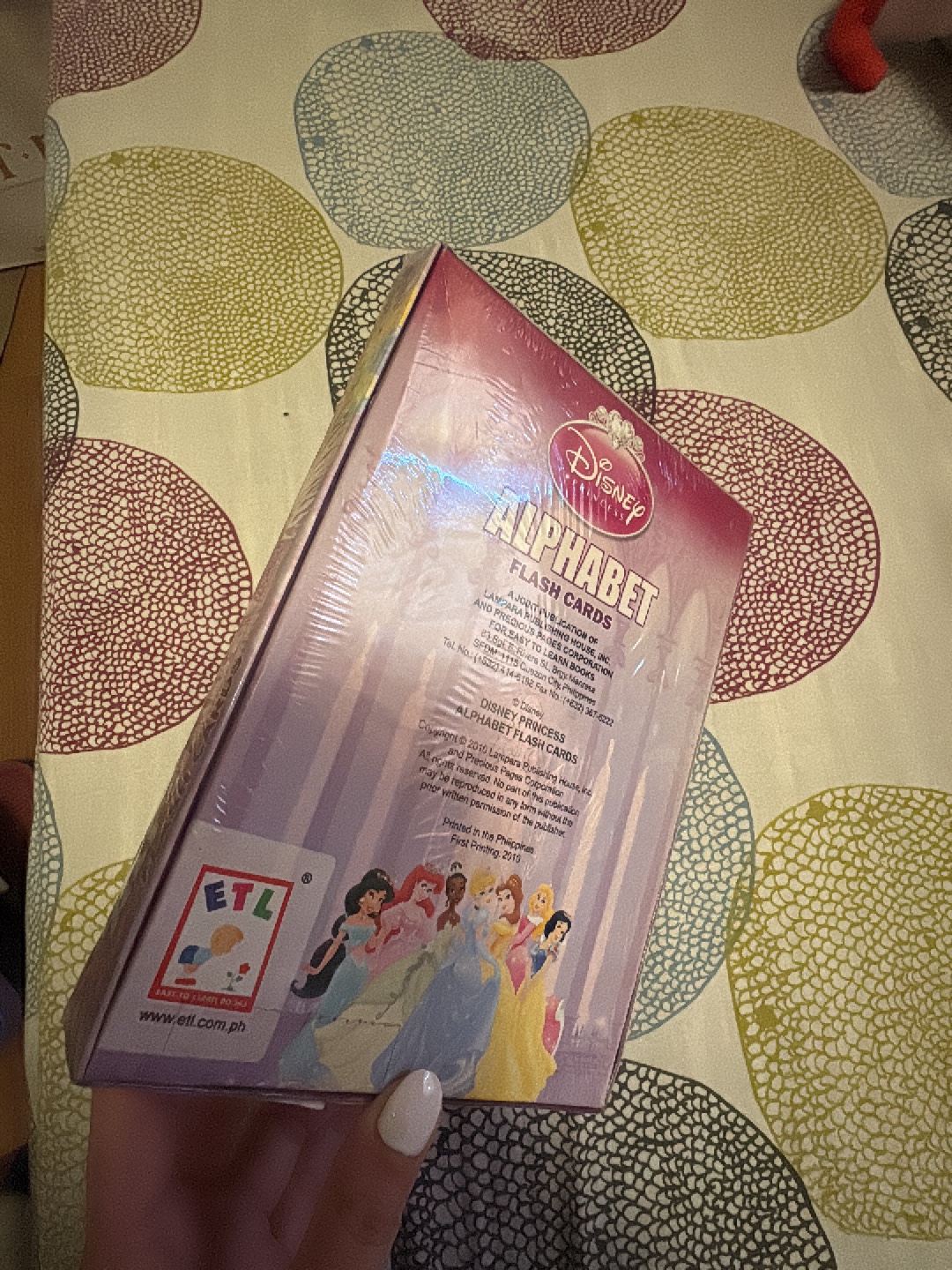 Disney Princess Alphabet Flash Cards