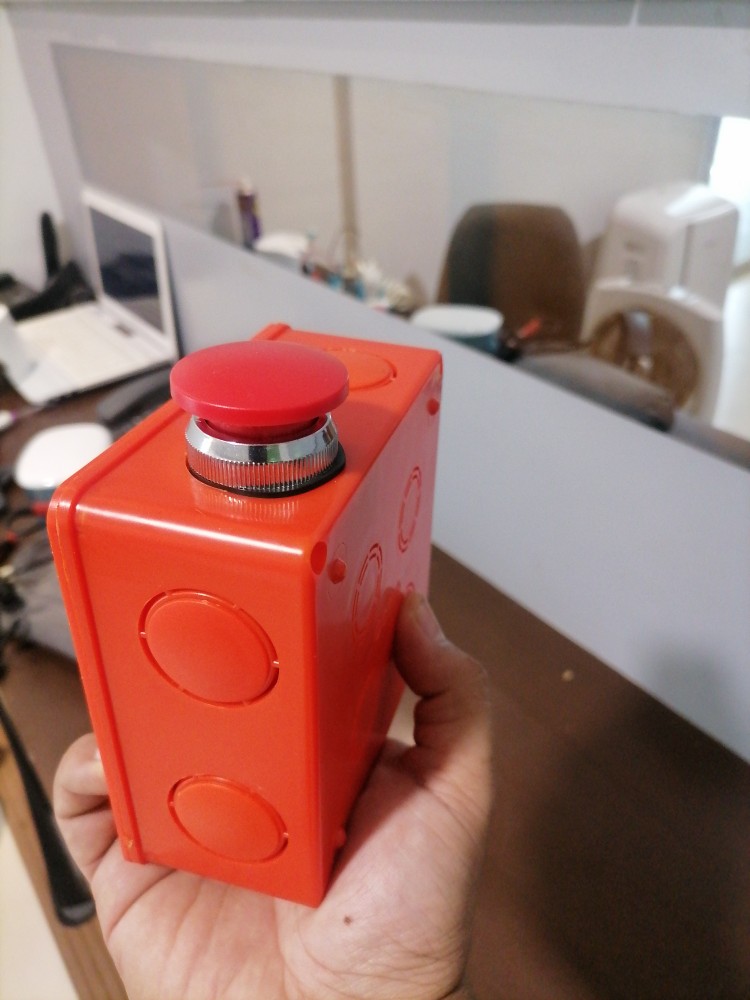 Red Green Ac 250v 6a Dpst Momentary Mushroom Head Push Button Switch Ts