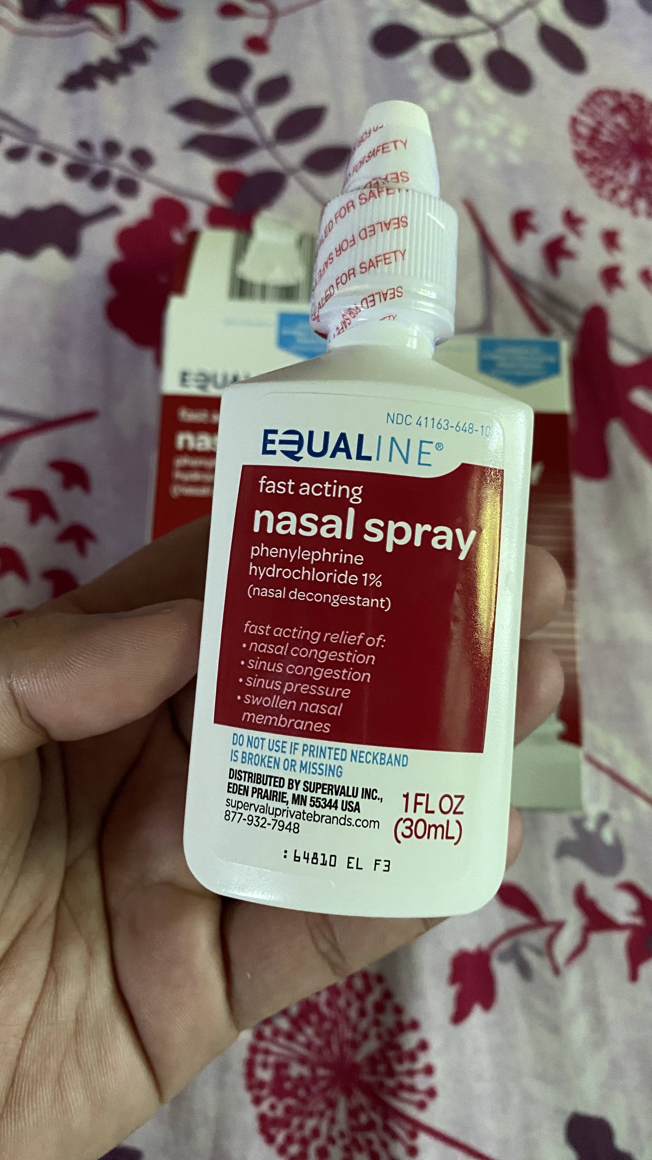 Equaline nasal spray store